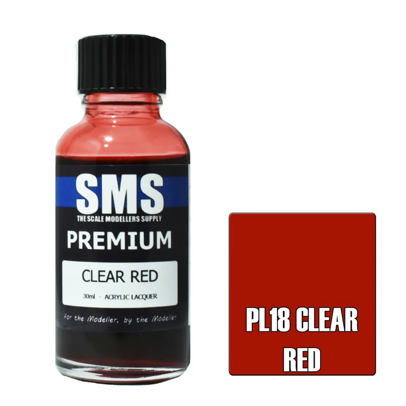 SMS Premium Clear Red (30ml) | Jaycar Australia