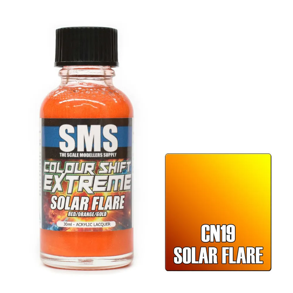 Colour Shift Extreme Solar Flare (Red/Orange/Gold) 30ml | Jaycar Australia