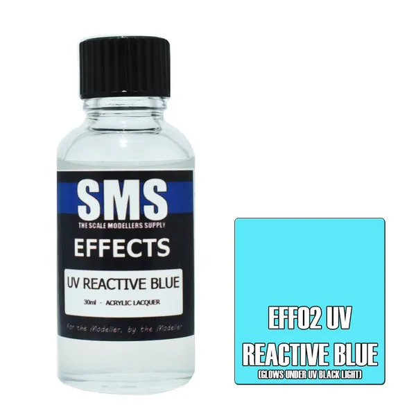 Effects Uv Reactive Blue 30ml | Jaycar Australia