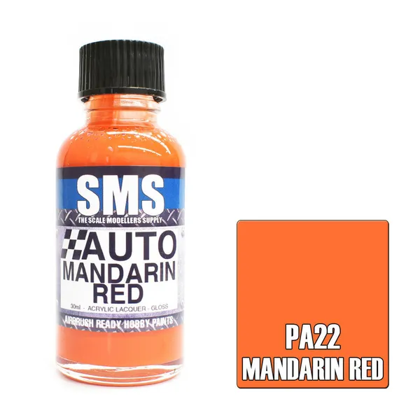Auto Colour Mandarin Red 30ml | Jaycar Australia