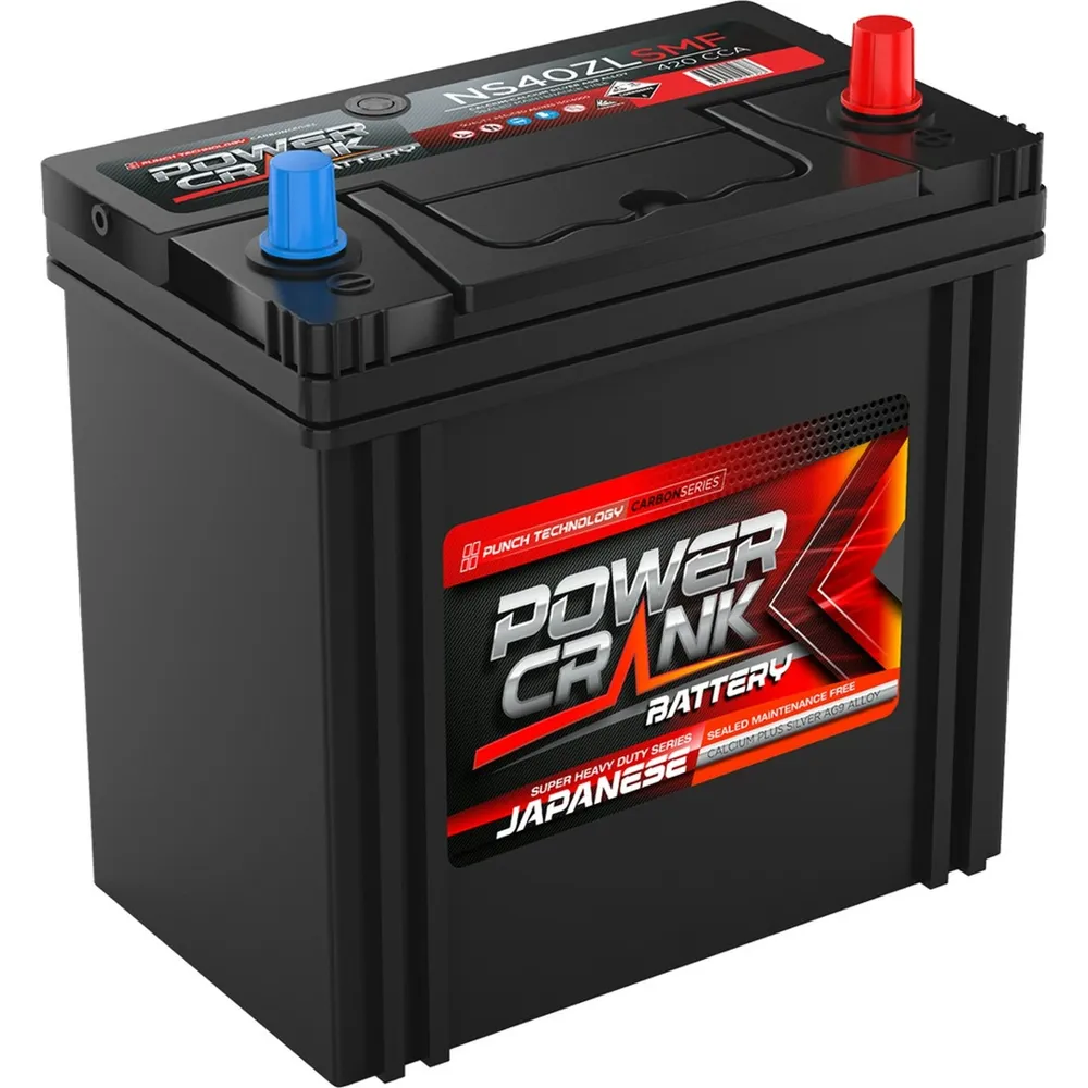 Power Crank Japanese Series Starting Battery NS40ZLSMF | Jaycar Australia