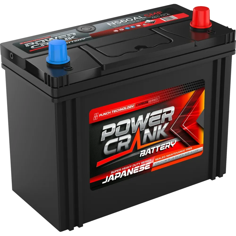 Power Crank Japanese Series Starting Battery NS60ALSMF | Jaycar Australia