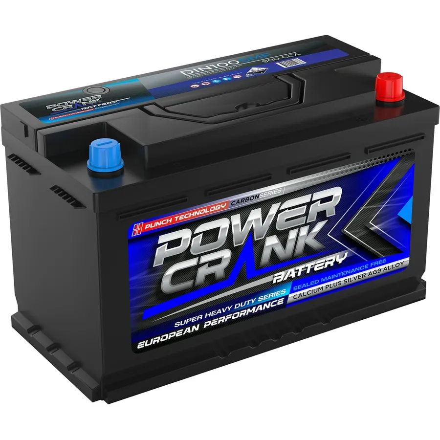 Power Crank European Series Starting Battery DIN100SMF | Jaycar Australia