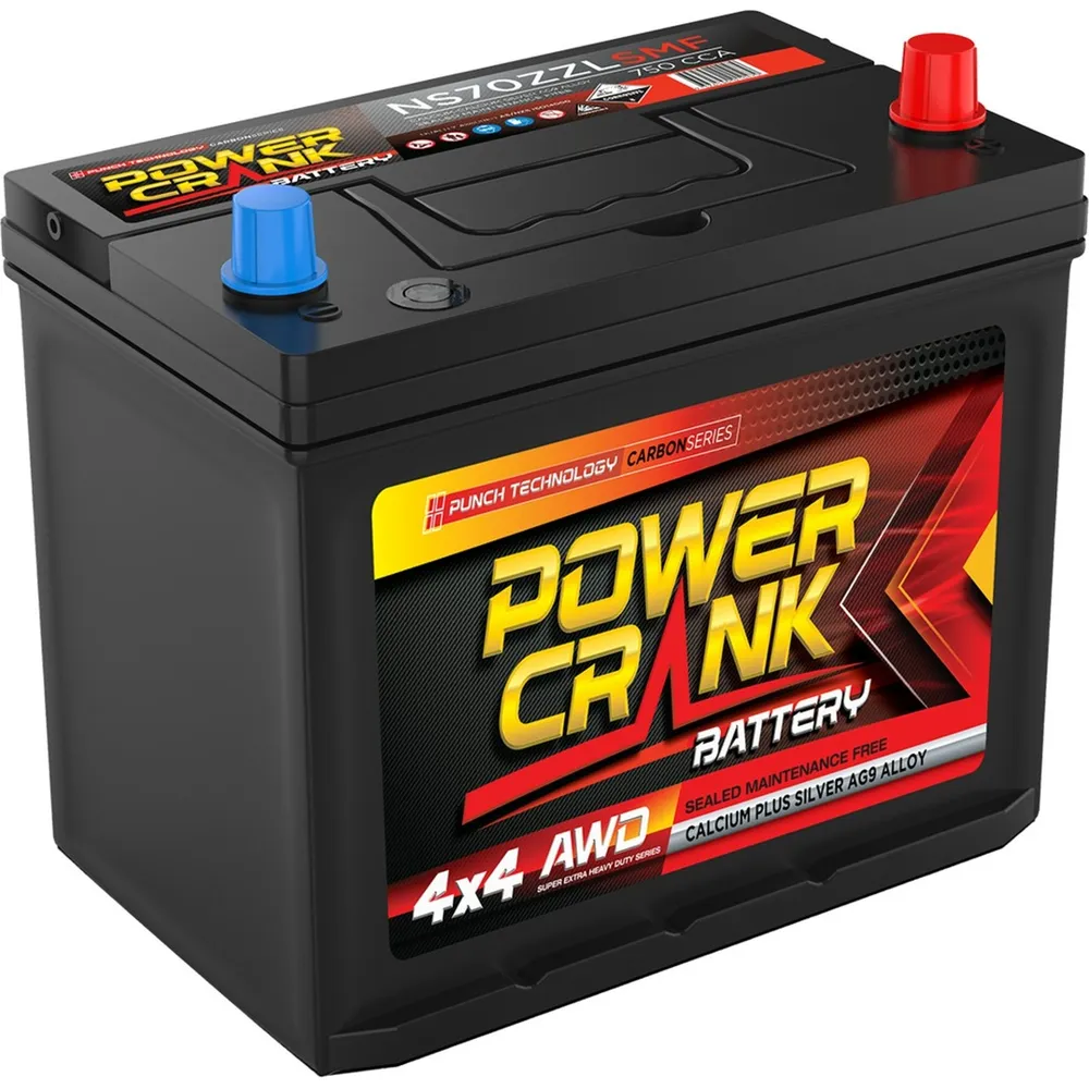 Power Crank 4X4 / AWD Series Starting Battery N70ZZLSMF | Jaycar Australia