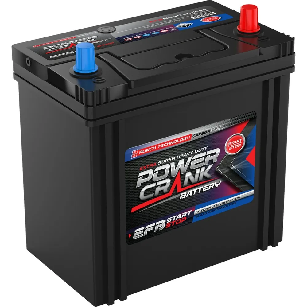 Power Crank Efb Series, Enhanced Flooded Stop Start Battery EFBNS40ZL ...