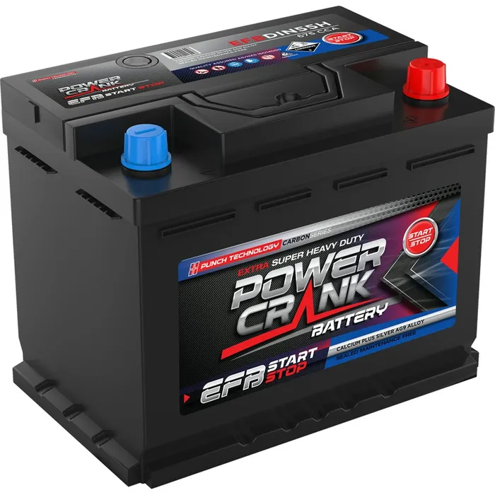 Power Crank Efb Series, Enhanced Flooded Stop Start Battery EFBDIN55H ...