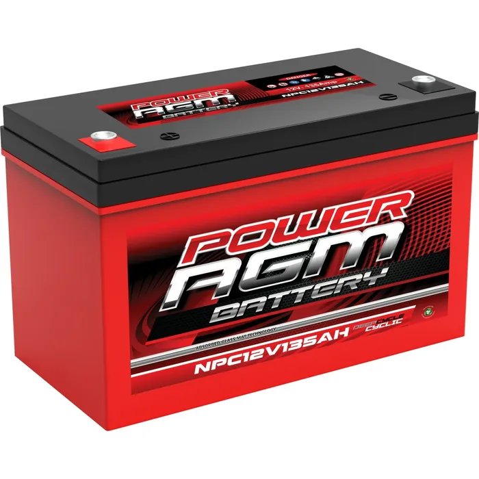 Power Crank Power AGM 12 Volt AGM Cyclic Battery NPC12V135AH | Jaycar ...