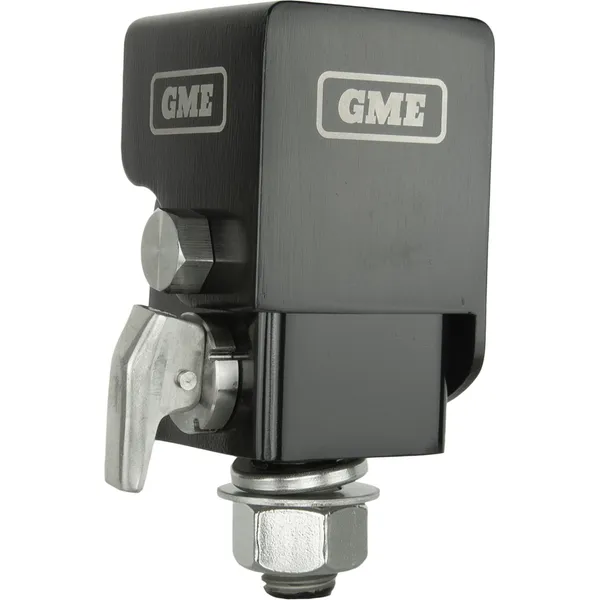 GME Heavy Duty Fold Down Bracket - Black | Jaycar Australia