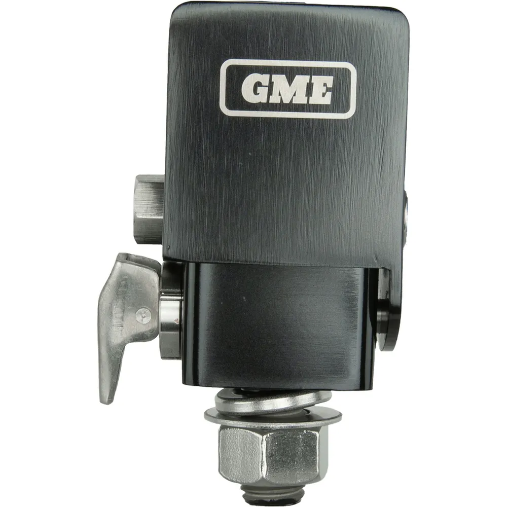 GME Heavy Duty Fold Down Bracket - Black | Jaycar Australia