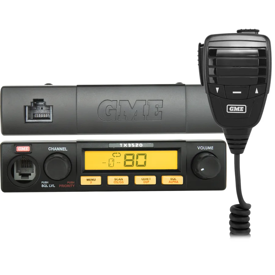 GME 5 Watt Compact Remote Head UHF CB Radio with ScanSuite™ | Jaycar ...