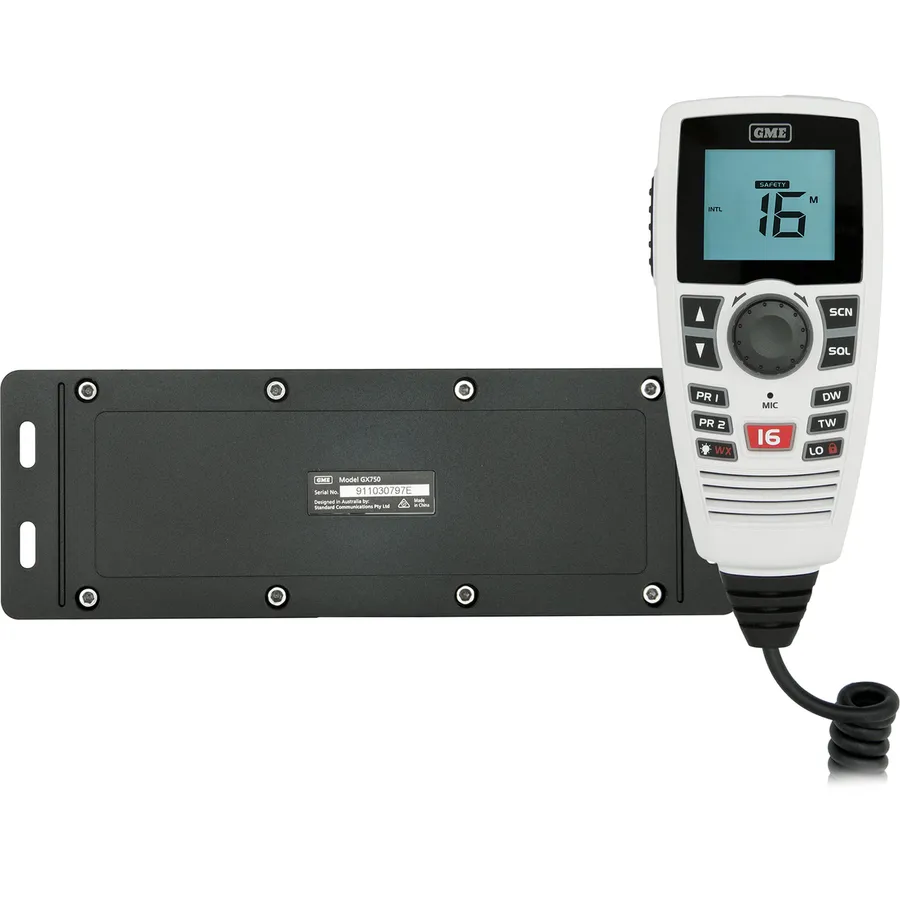 GME 27MHz Fixed Mount Marine Radio - Black | Jaycar Australia