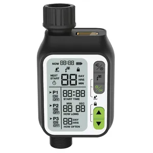 Digital Irrigation Timer with 3 Individual Timers and Water Sensor ...