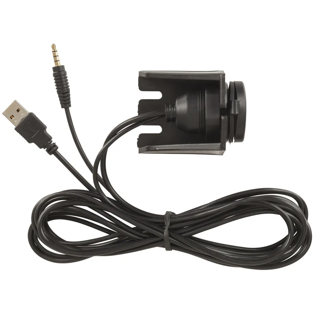 Powertech 3.5mm Auxiliary and USB Extension Cable with Mount | Jaycar ...