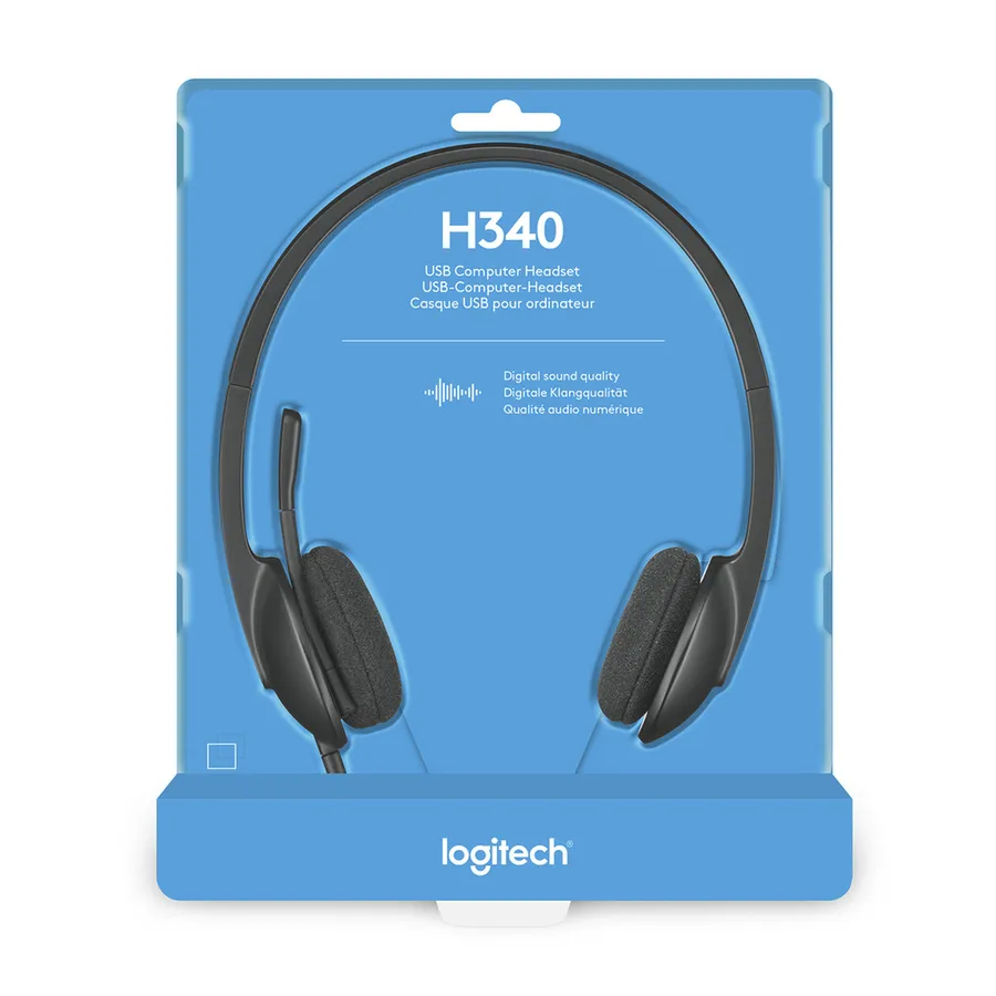 Logitech® H340 Black USB Computer Headset with Microphone | Jaycar ...