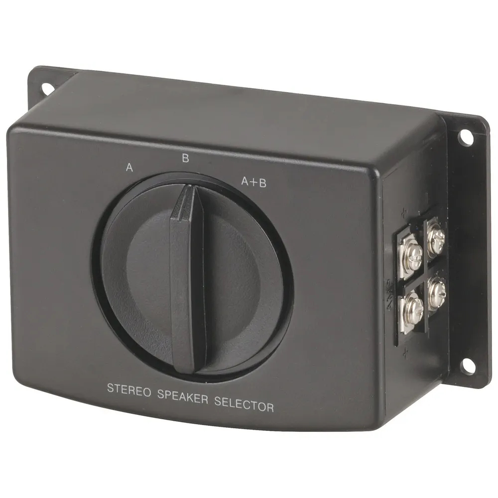 High Power Two Way Stereo Speaker Switch | Jaycar Australia