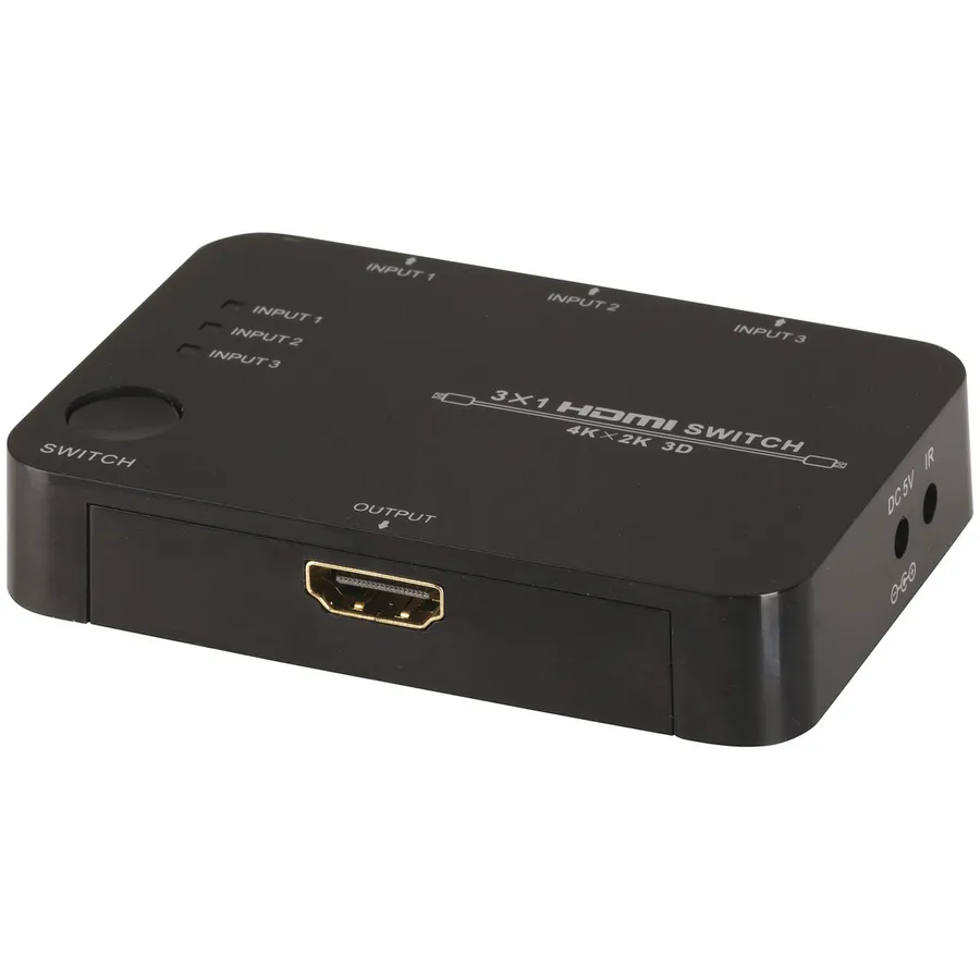 Digitech 3 Input HDMI Switcher with Remote Control | Jaycar Australia
