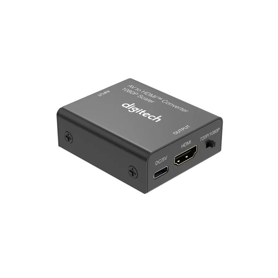Composite AV to HDMI Mini Converter 1080P Scaler | Jaycar Australia