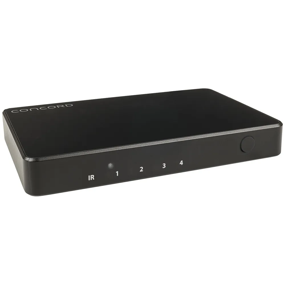 Concord 4-Way 4K HDMI Switcher | Jaycar Australia