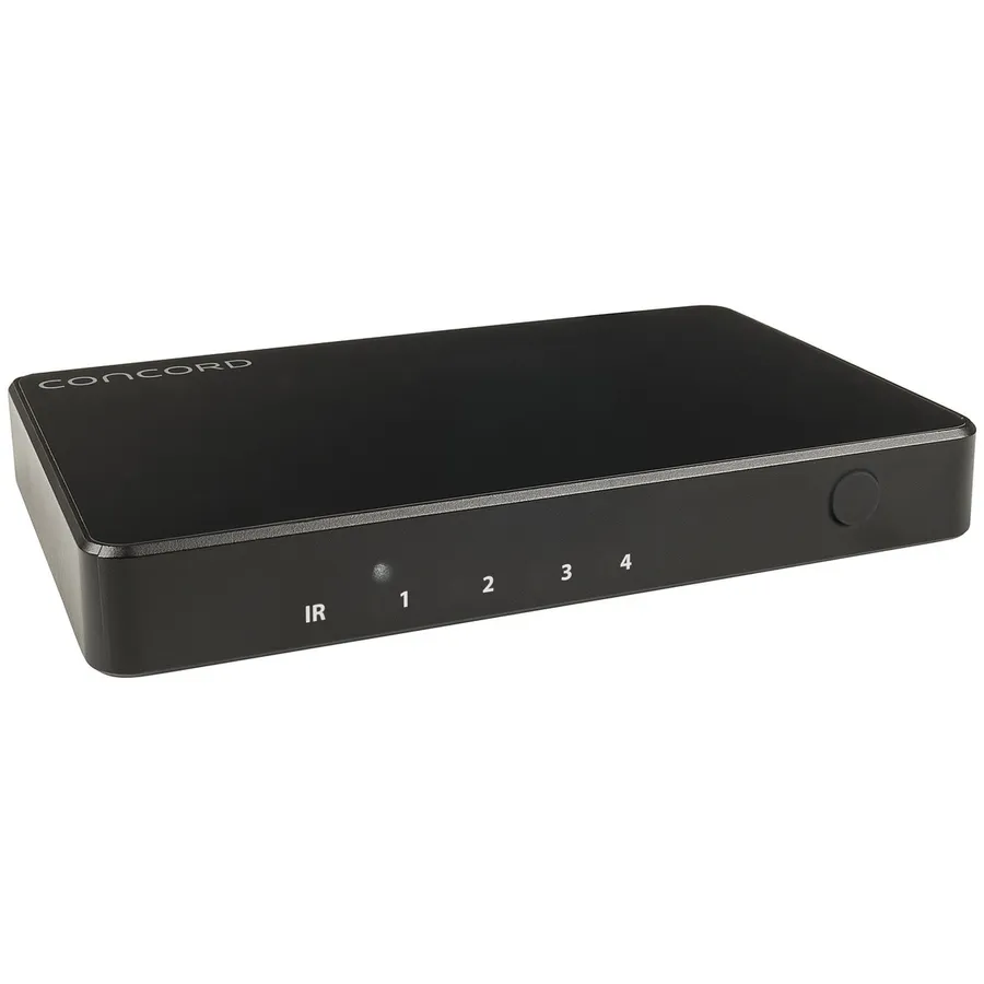 Concord 4-Way 4K HDMI Switcher | Jaycar Australia