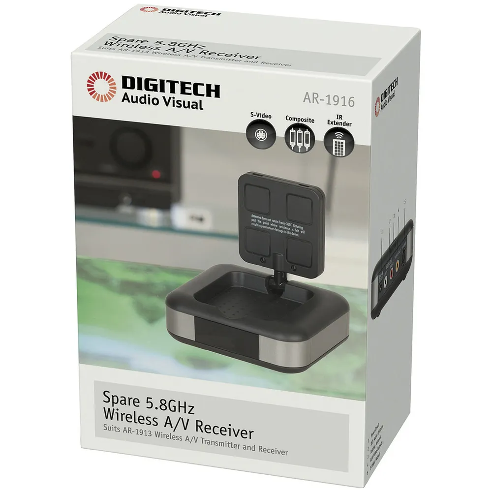 Spare Receiver to suit Digitech AR1913 Wireless AV Sender | Jaycar ...