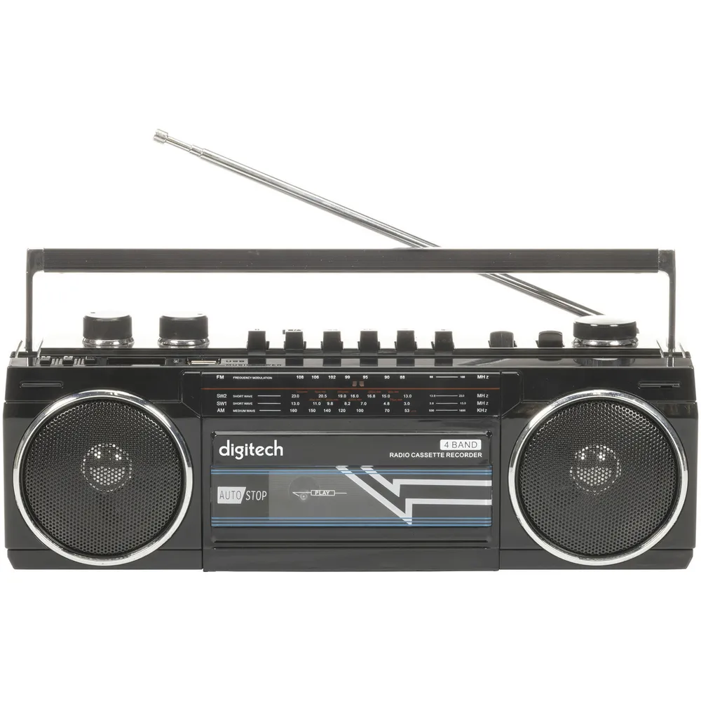 Boom Box with Cassette, Bluetooth® and AM/FM Radio | Jaycar Australia