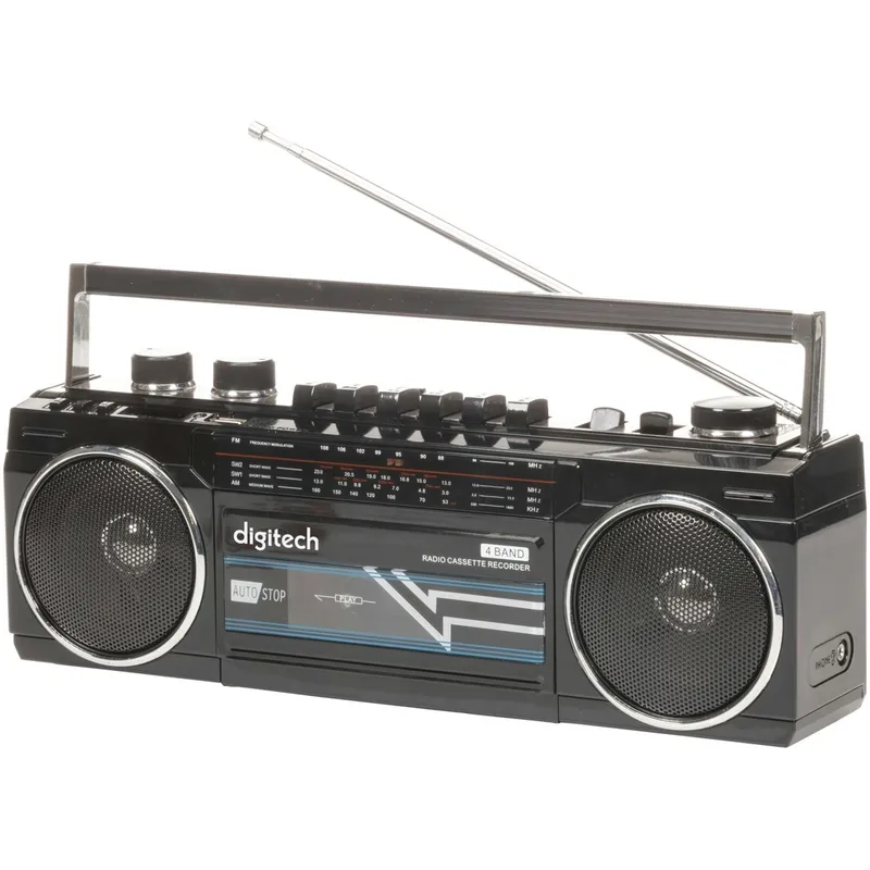 Boom Box with Cassette, Bluetooth® and AM/FM Radio | Jaycar Australia
