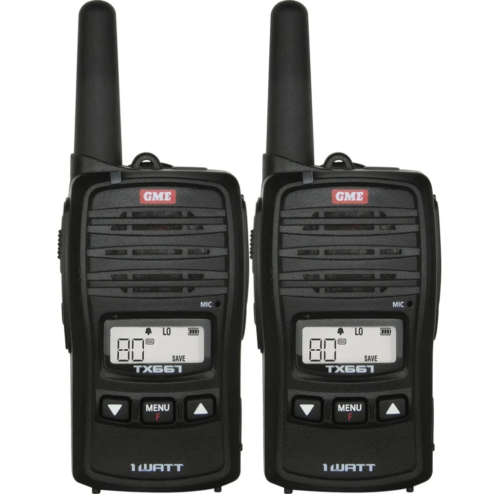 GME 2W UHF Transceiver TX677QP Quad Pack | Jaycar Australia