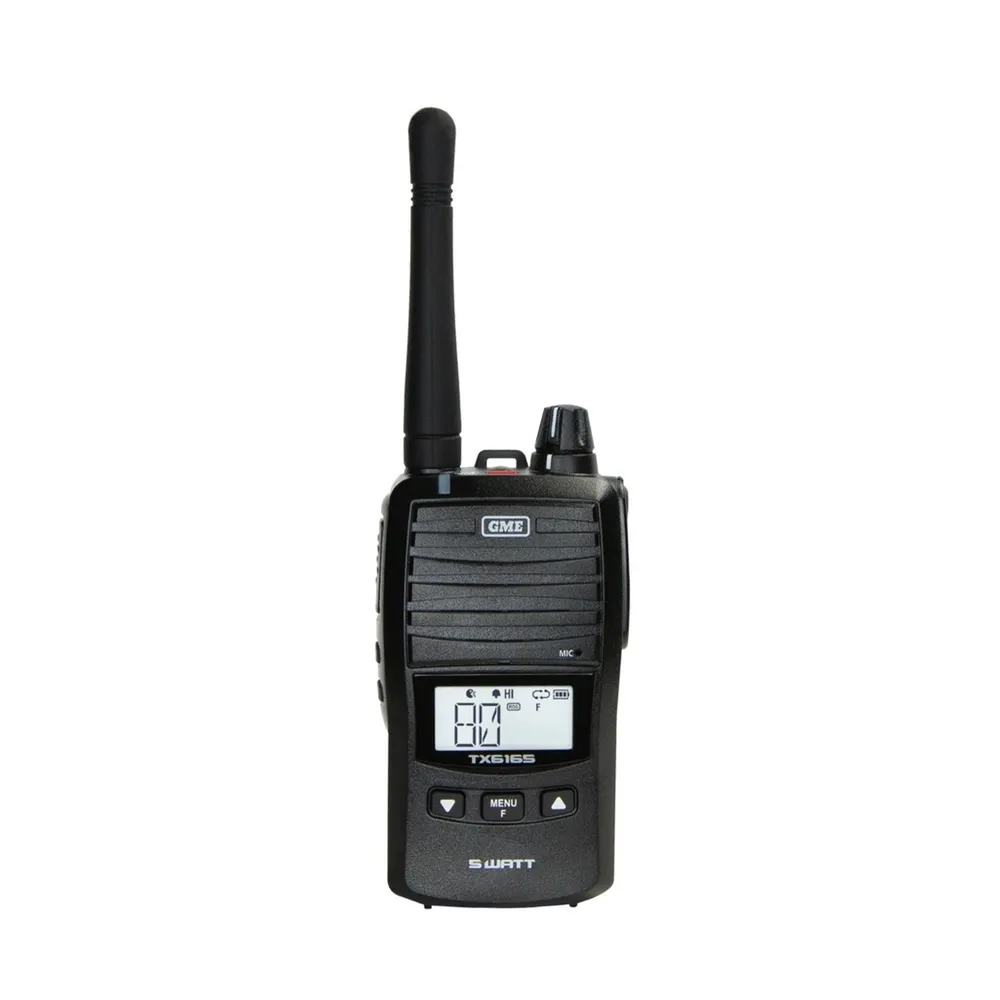 GME 5W UHF Handheld Radio TX6165 Twin Pack | Jaycar Australia