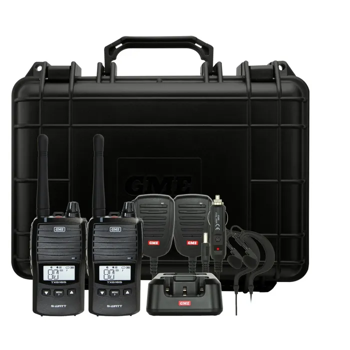 GME 5W UHF Handheld Radio TX6165 Twin Pack | Jaycar Australia