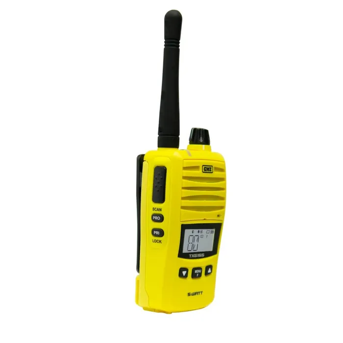 GME 5W UHF Transceiver TX6165XY Yellow | Jaycar Australia