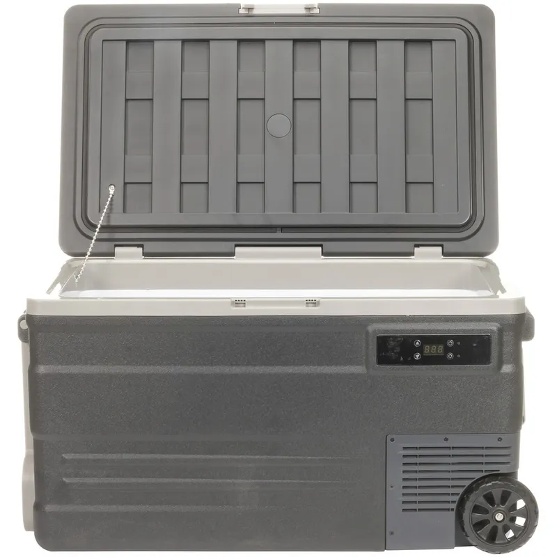 74L Brass Monkey Portable Low Profile Single Zone Fridge/Freezer with ...