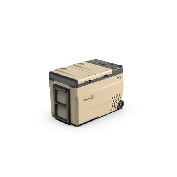 43L Brass Monkey Portable Fridge/Freezer with Wheels and Dual Battery ...