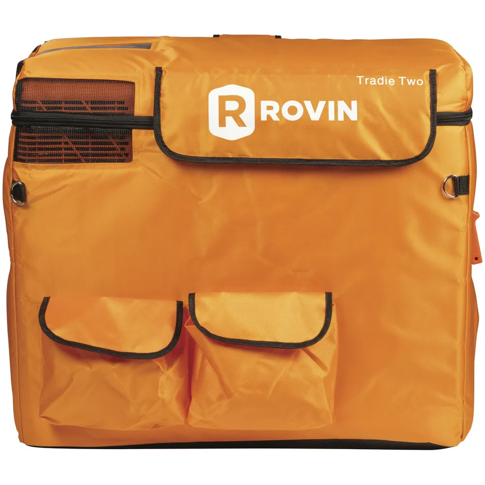 52L Rovin Portable Fridge or Freezer with Handle + Wheels, Solar ...