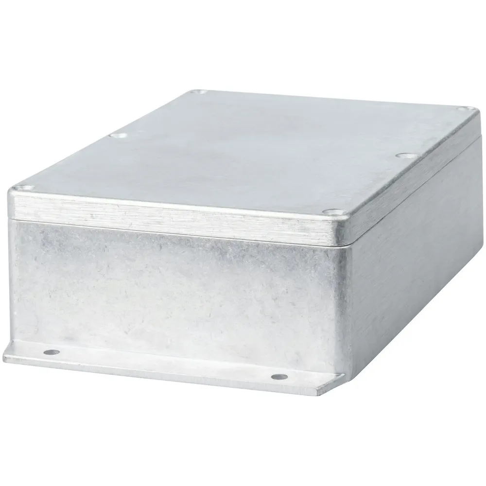 IP65 Sealed Diecast Aluminium Boxes - Flanged - 115(W)x90(D)x55(H)mm ...