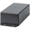 Jiffy Box - Black with mounting flange - 130X68X44 - UB3 | Jaycar Australia