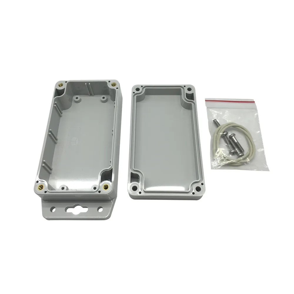 IP65 Sealed Polycarbonate Enclosures - Light Grey with Mounting Flange ...