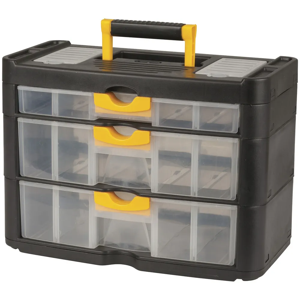Portable Storage Box with 3 Drawers | Jaycar Australia