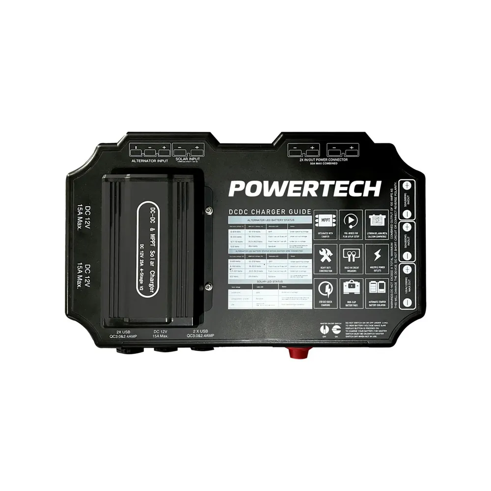 Portable Battery Box Power Station with Integrated 25A DCDC Charger ...