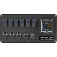 Powertech DC Control Box for External Battery with Voltage Display ...
