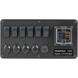 Powertech DC Control Box for External Battery with Voltage Display ...