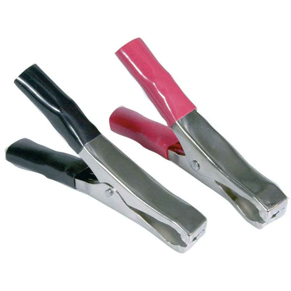 Alligator Clips With Screw - Pack of 2 | Jaycar Australia