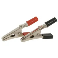 Alligator Clips With Screw - Pack of 2 | Jaycar Australia