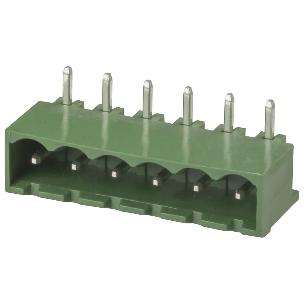 6 Pole PC Mount Pluggable Terminal Block Socket - 5.08mm | Jaycar Australia