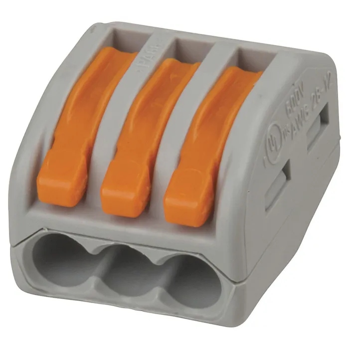 3 Way WAGO Splice Terminal Block | Jaycar Australia