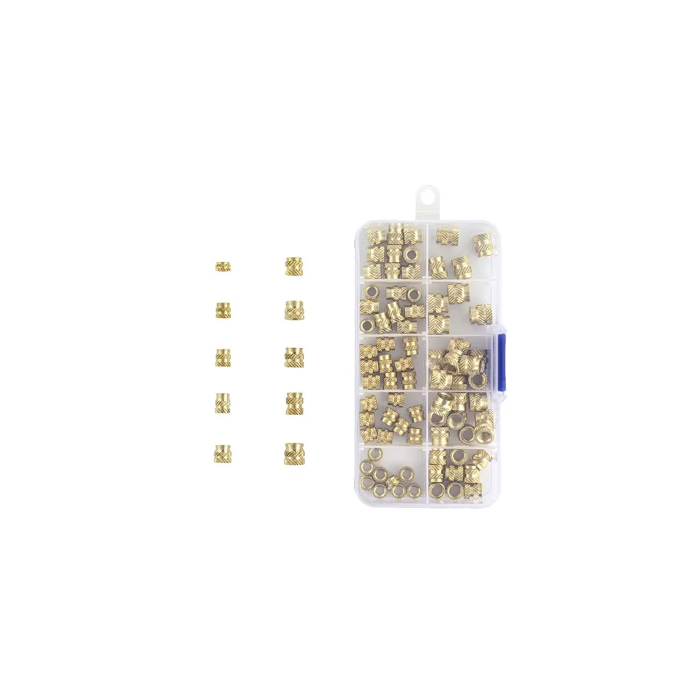 Bushing Heat Press Brass M5 M6 Pack of 90 | Jaycar Australia