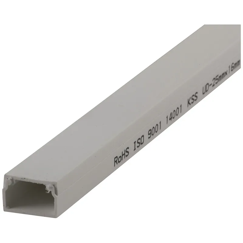 Rectangular Cable Duct - 25 x 16mm - 1m | Jaycar Australia