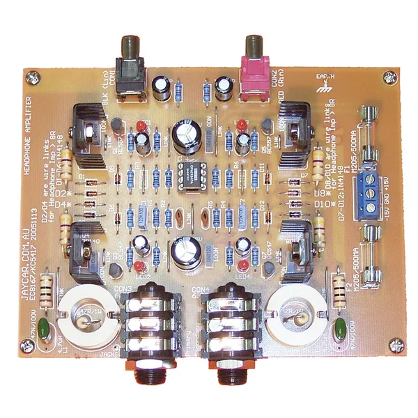 Stereo Headphone Distribution Amplifier Kit | Jaycar Australia
