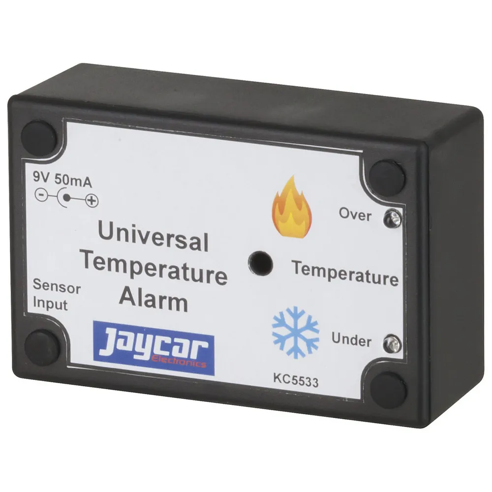 Universal Temperature Alarm Kit | Jaycar Australia