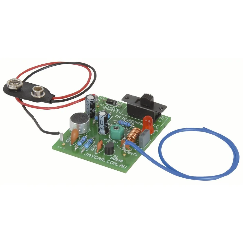 Short Circuits Three Project - Simple FM Microphone | Jaycar Australia