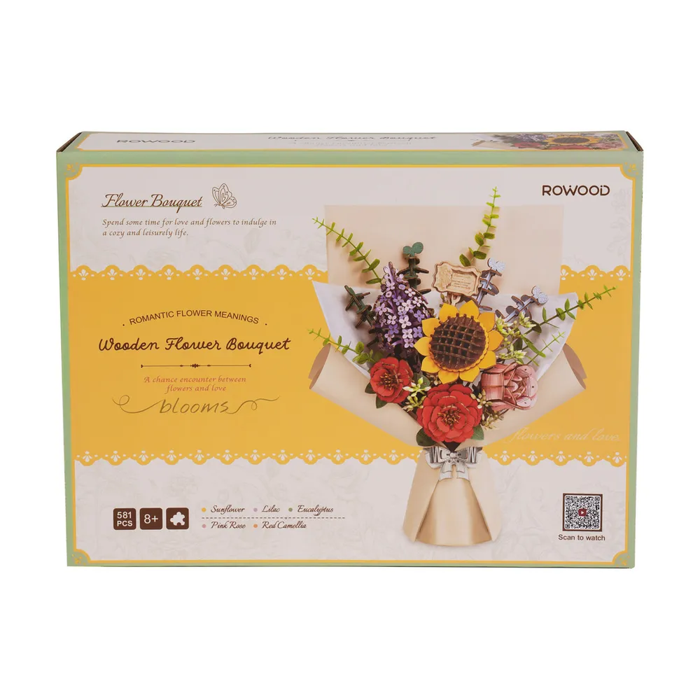 Wooden Craft DIY Flower Bouquet ROKR | Jaycar Australia